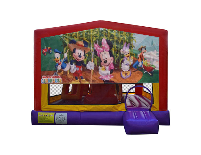 Mickey Mouse Club House Extra Large Obstacle Combo Jumping Castle ...