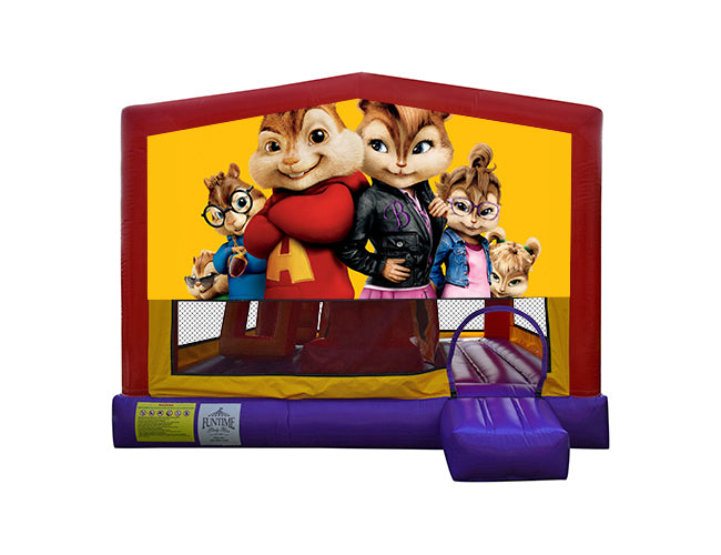Alvin & the Chipmunks Extra Large Obstacle Combo Jumping Castle ...