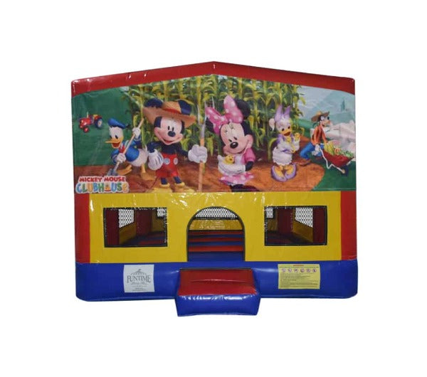 Mickey Mouse Small Square Jumping Castle – Jumping Castle Hire Sydney