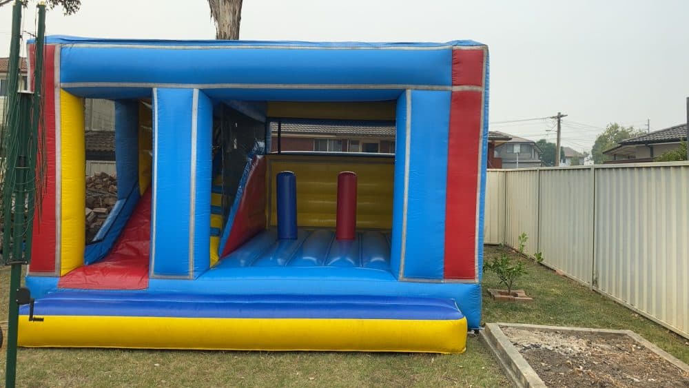 Large Plain Cabin Jumping Castle – Jumping Castle Hire Sydney