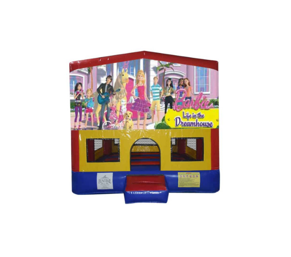 Barbie Small Square Jumping Castle – Jumping Castle Hire Sydney